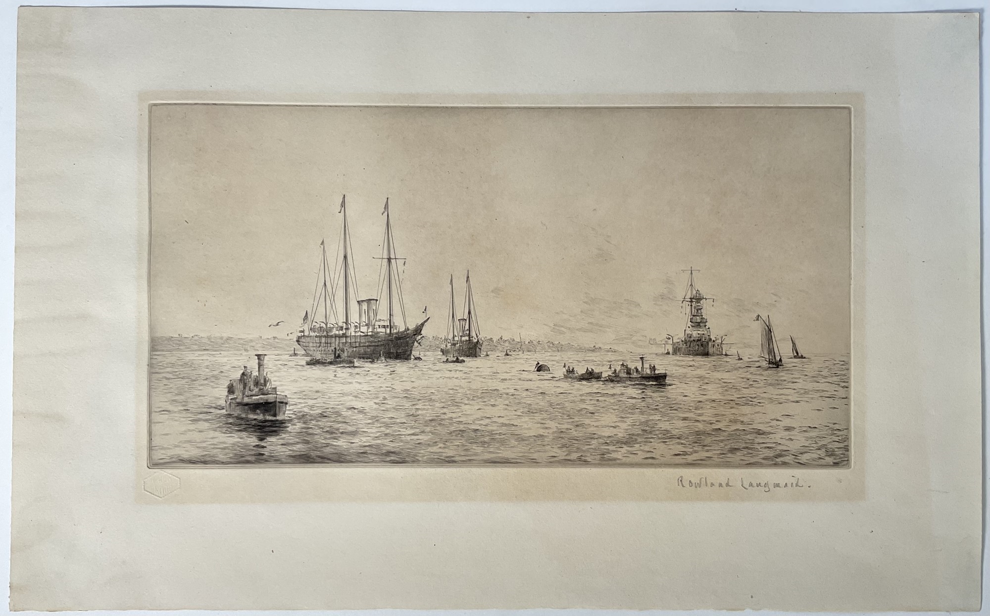 Rowland Langmaid | The Royal Yacht Victoria & Albert (Circa 1930 ...