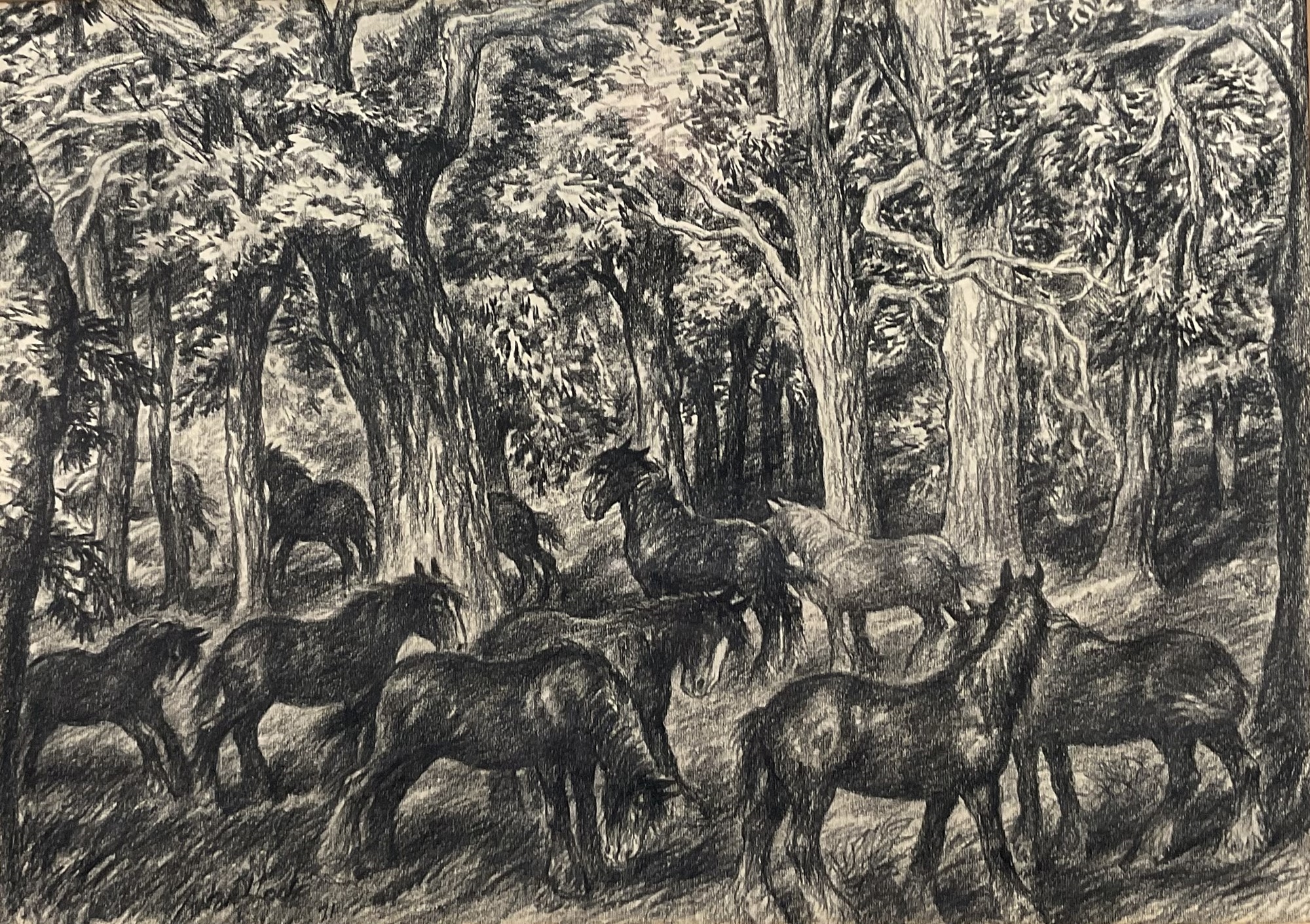 Anton Lock | Passing through the Forest | MutualArt