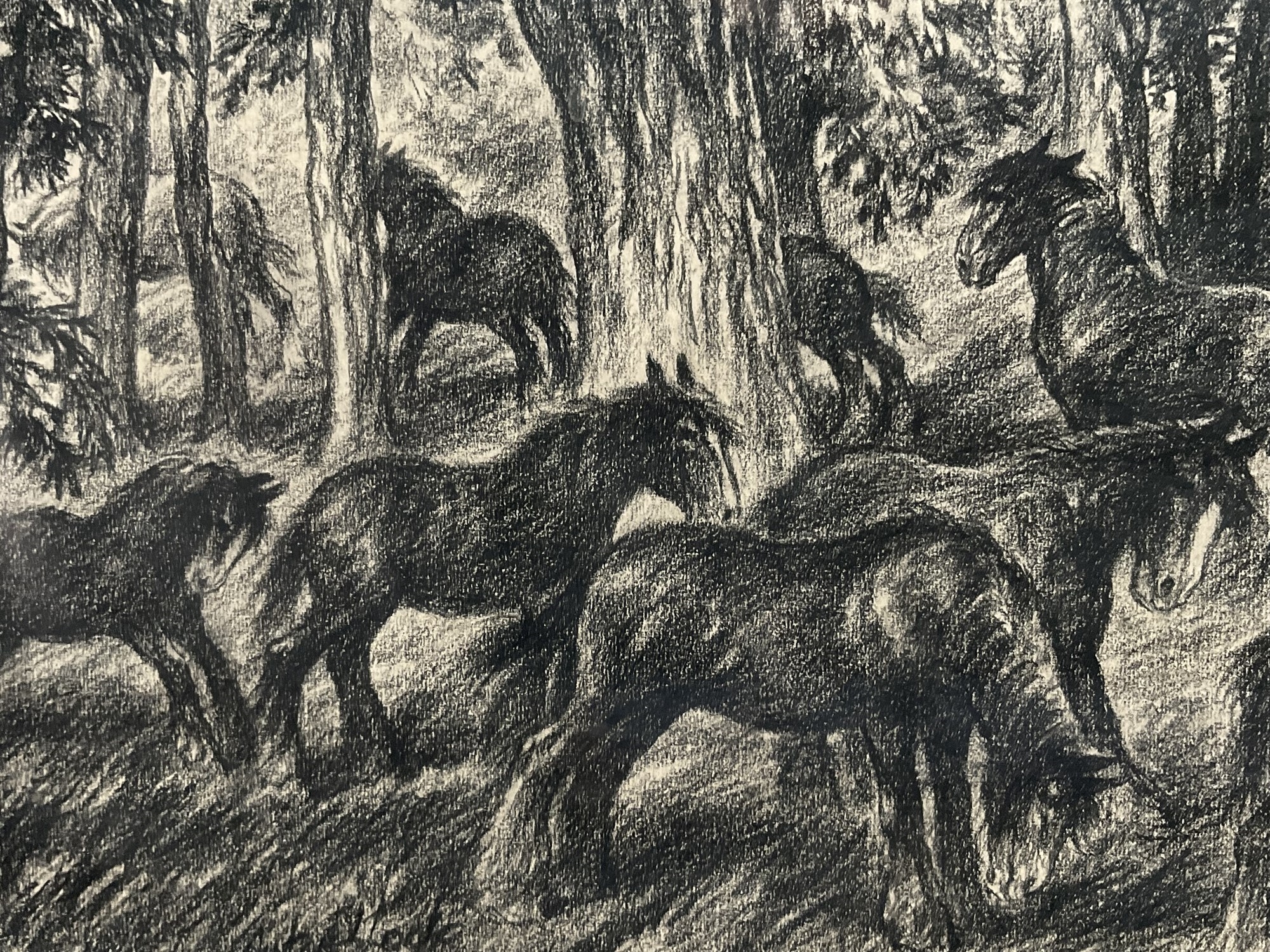 Anton Lock | Passing through the Forest | MutualArt