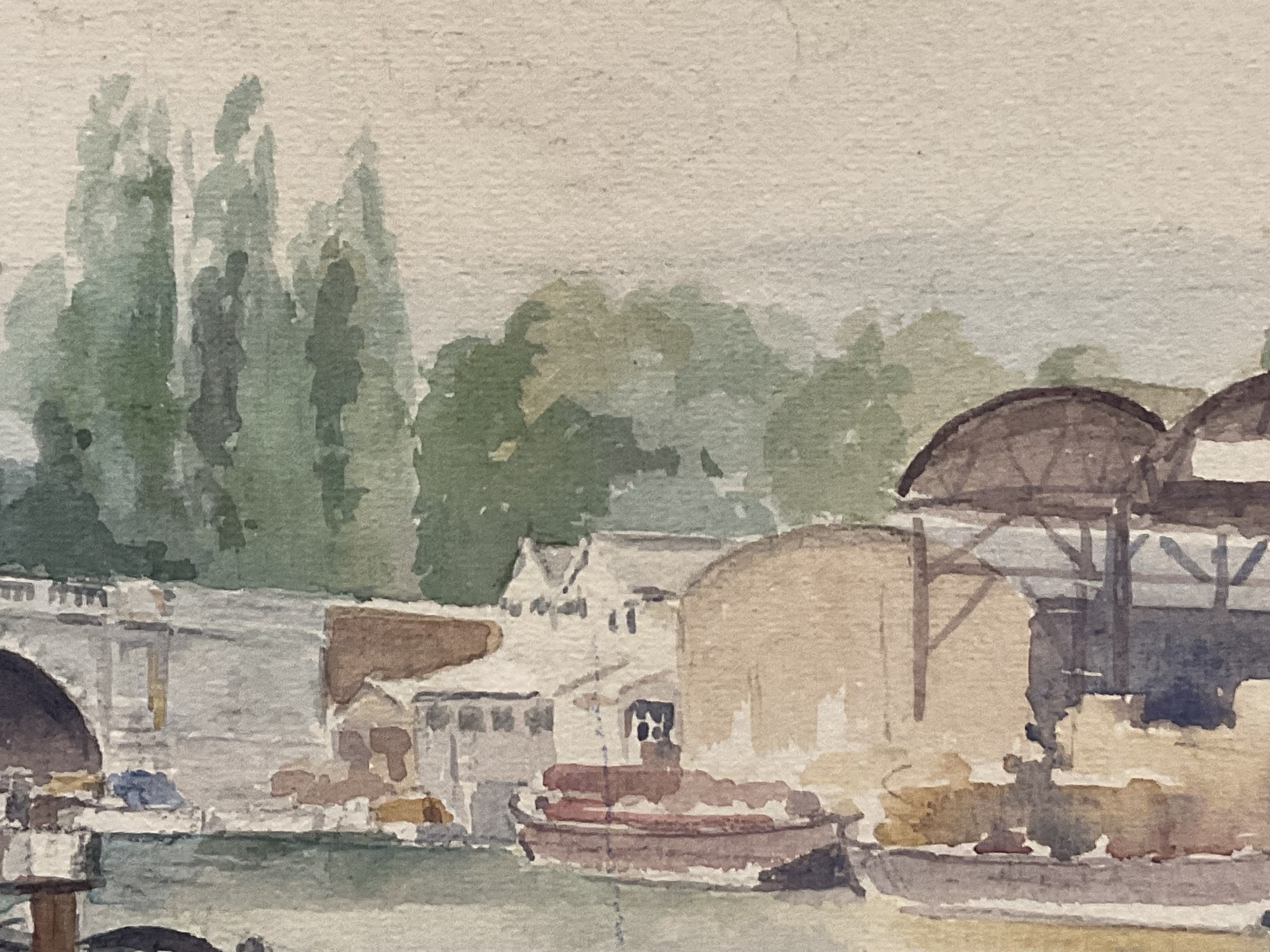 David Wood | Kingston Bridge and the Thames | MutualArt
