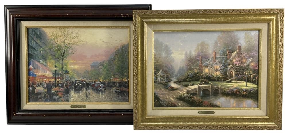 Thomas Kinkade | Paris, City Of Lights, beyond Spring Gate | MutualArt