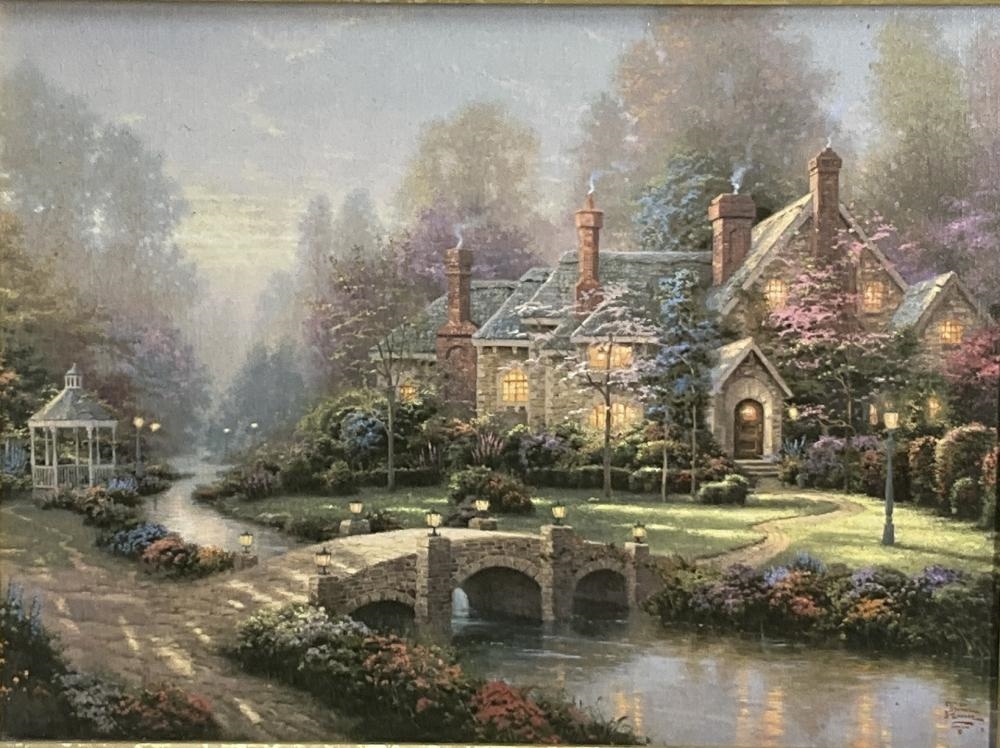 Thomas Kinkade | Paris, City Of Lights, beyond Spring Gate | MutualArt