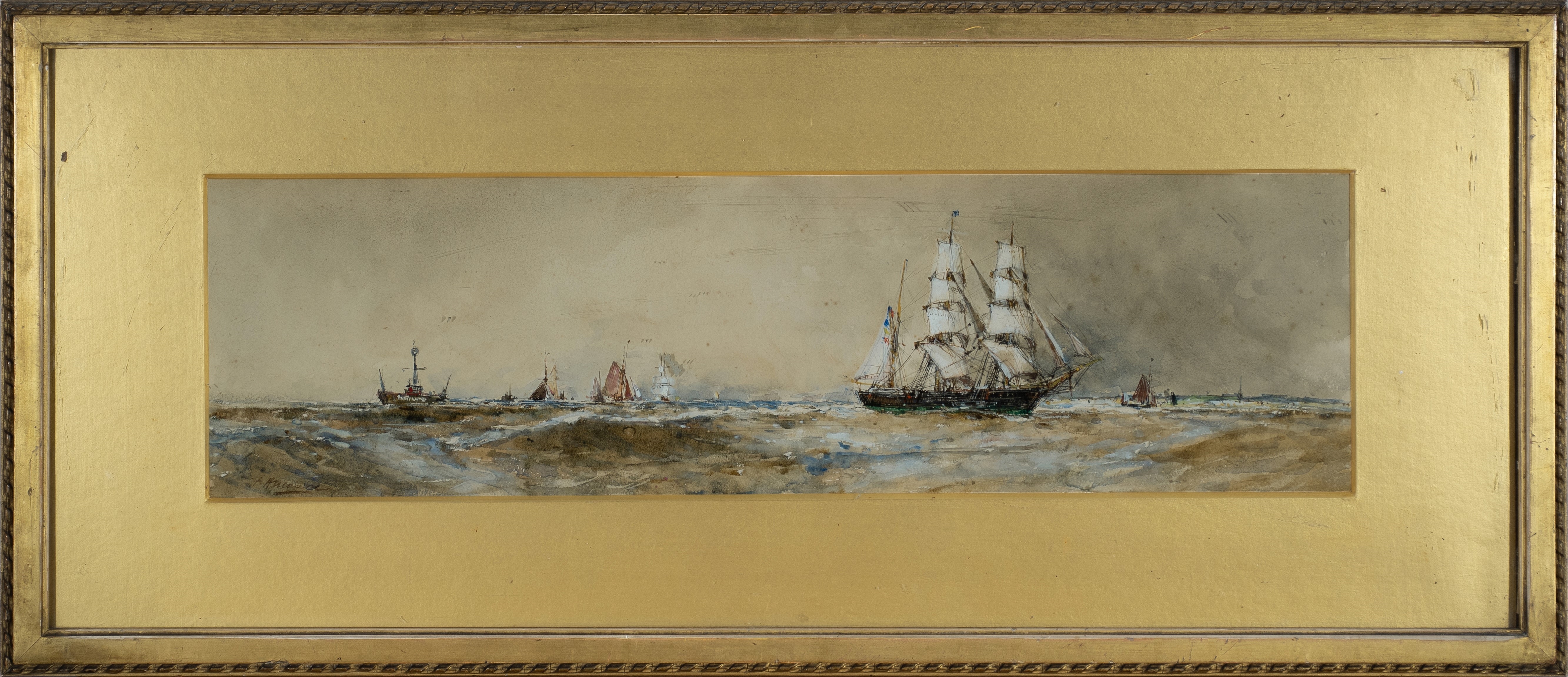 Frank Henry Mason | Ships at Sea | MutualArt
