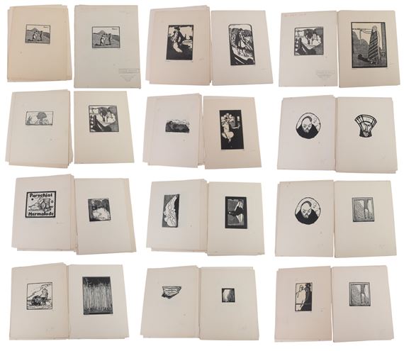 Edward Henry Gordon Craig | Collection of nineteen woodcut proof prints ...