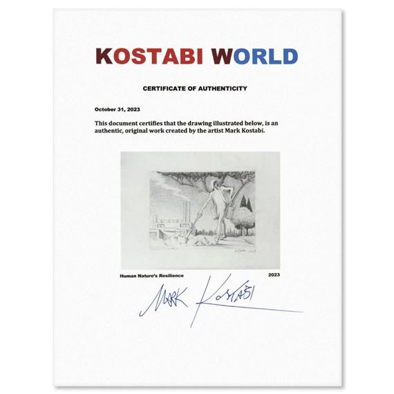 Mark Kostabi | Human Nature's Resilience | MutualArt