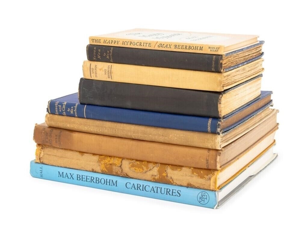 Sir Max Beerbohm | Collection of Nine Max Beerbohm Books | MutualArt