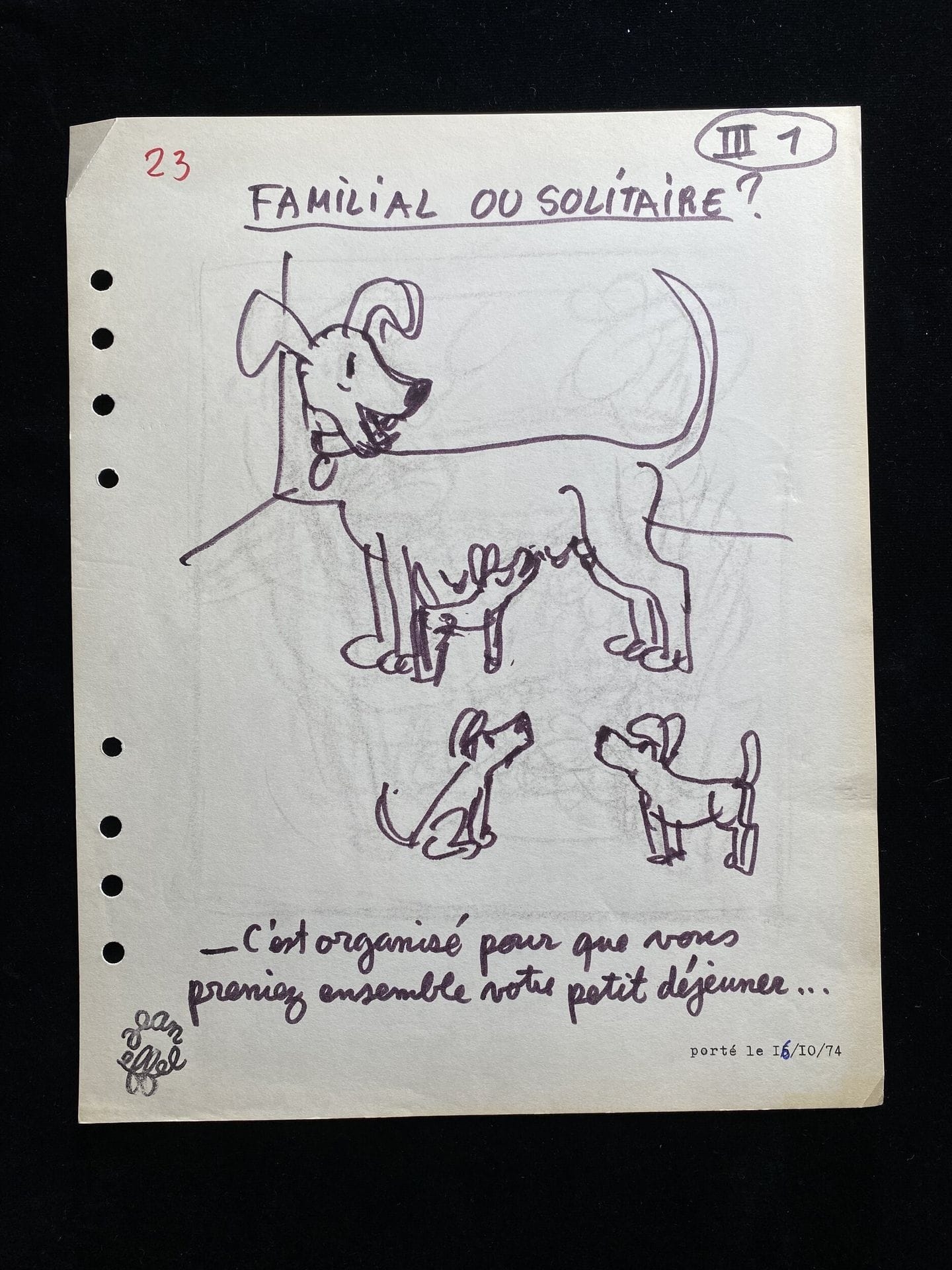 Jean Effel | Familial or Solidaire? It's organized for you to have ...