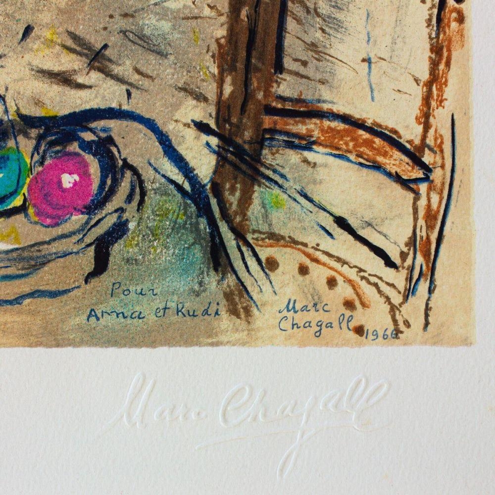 Marc Chagall | Le Bouquet Devant La Fenetre | MutualArt