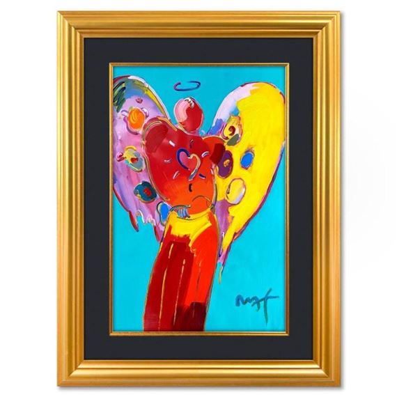 Peter Max | Angel with Heart | MutualArt