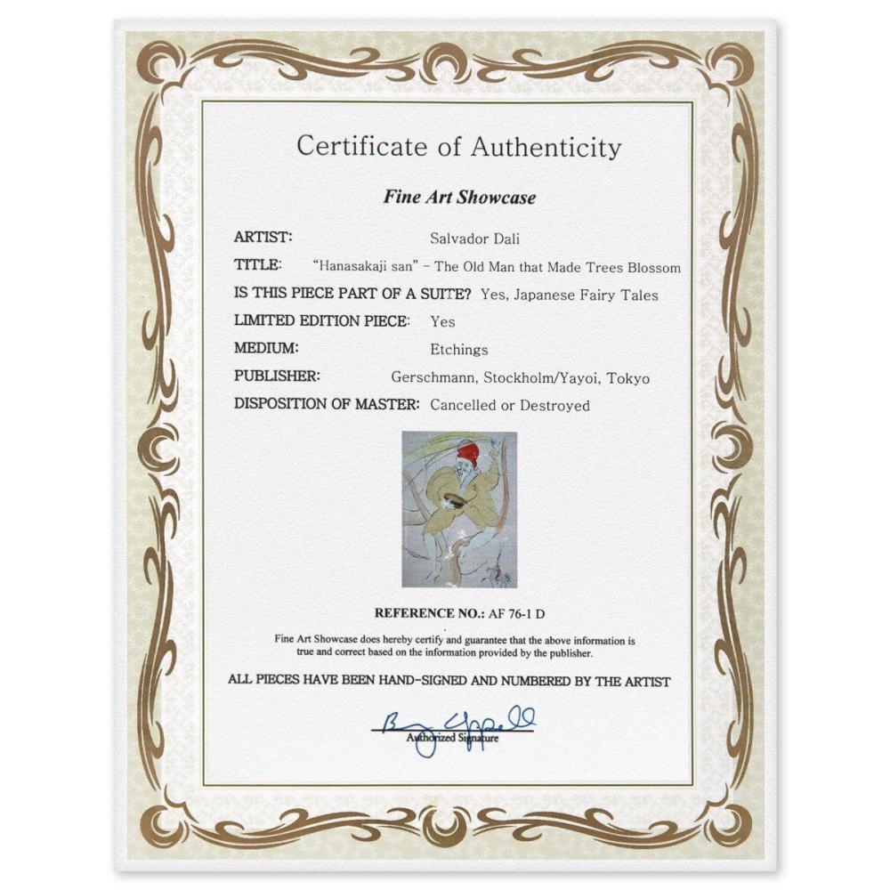 Salvador Dalí | Hanasakaji san- The Old Man that Made Trees Blossom ...