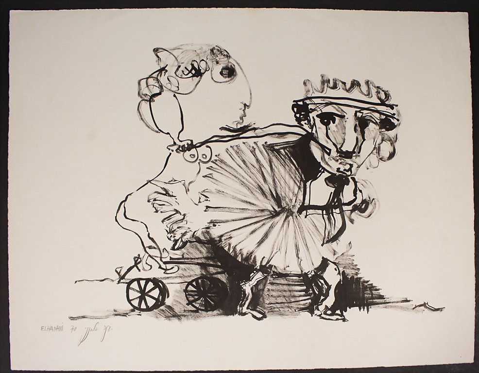 Jacob El Hanani | König und Königin / King and Queen (20) | MutualArt