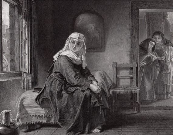 Alfred Elmore | The Novice (1865) | MutualArt