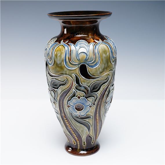 Frank Butler | Doulton Lambeth by Frank Butler Stoneware Vase (Late ...