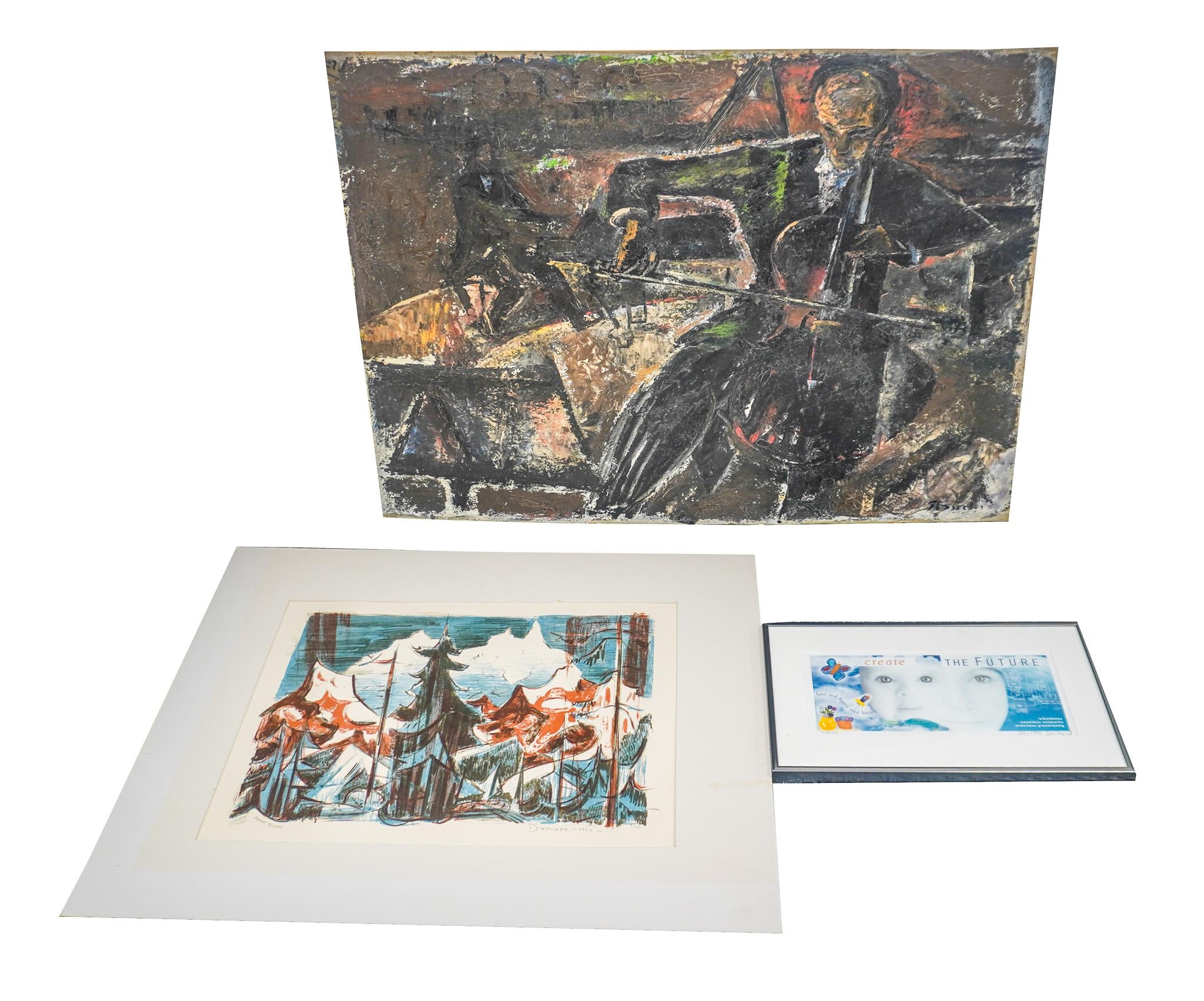 Werner Drewes | Group of Three Works of Art | MutualArt