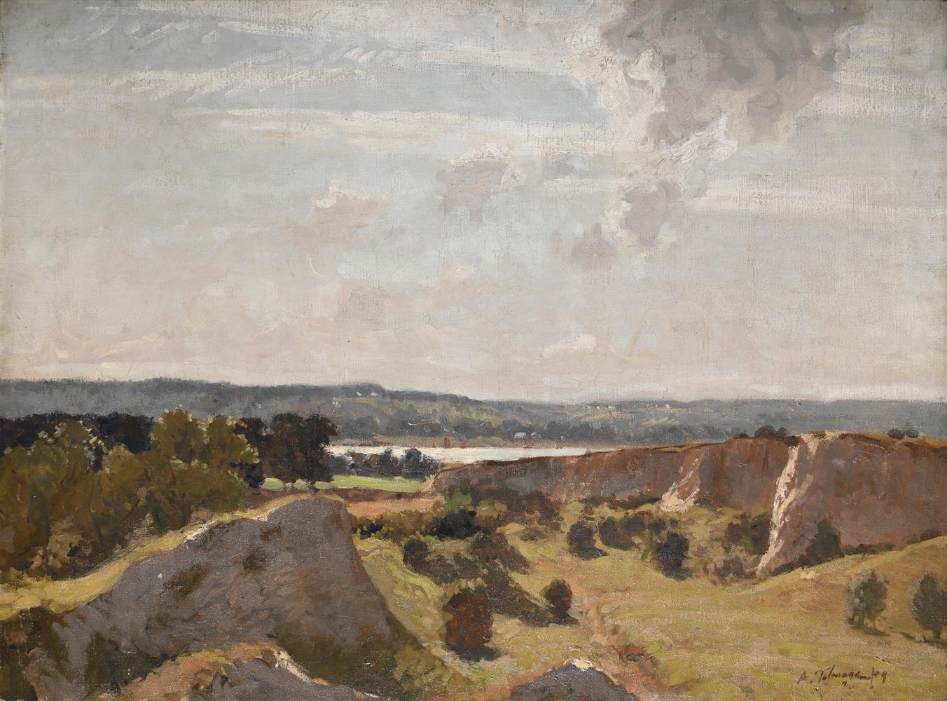 Algernon Talmage | Vast Landscape with River Beyond (9) | MutualArt
