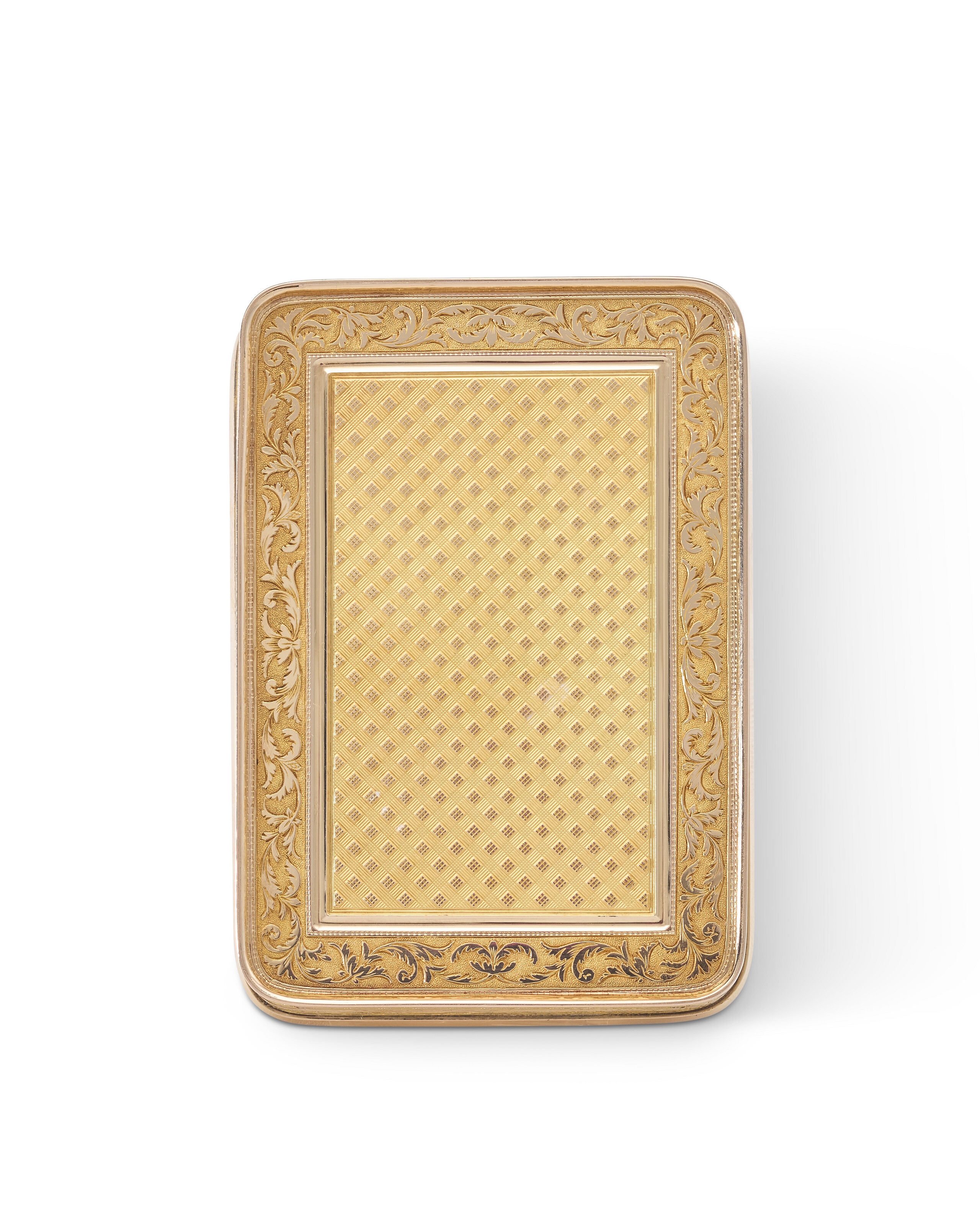 Gabriel Raoul Morel | A LOUIS XVIII JEWELED GOLD PRESENTATION SNUFF-BOX ...