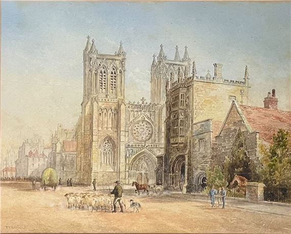 Francis Philip Barraud | Bristol Cathedral (19th Century) | MutualArt