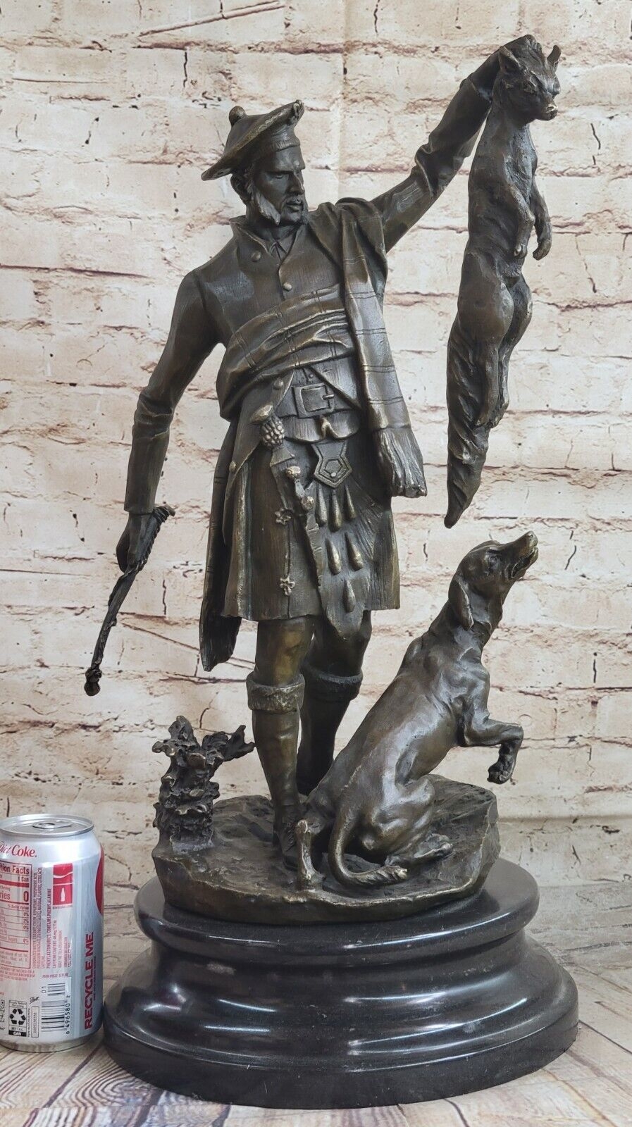 Aldo Vitaleh | Scottish Hunter With Fox | MutualArt