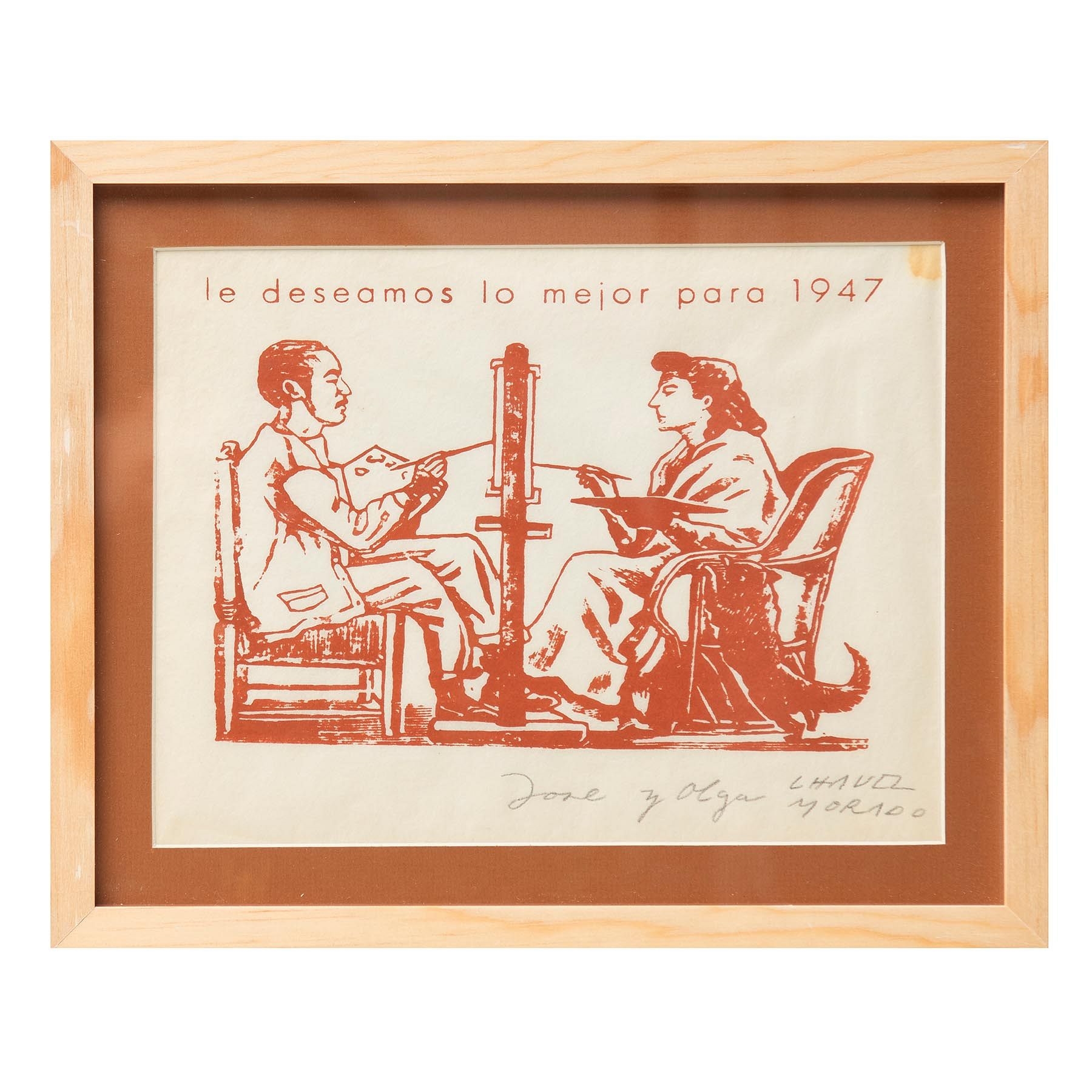 Olga Costa | Invitación navideña (1947) | MutualArt