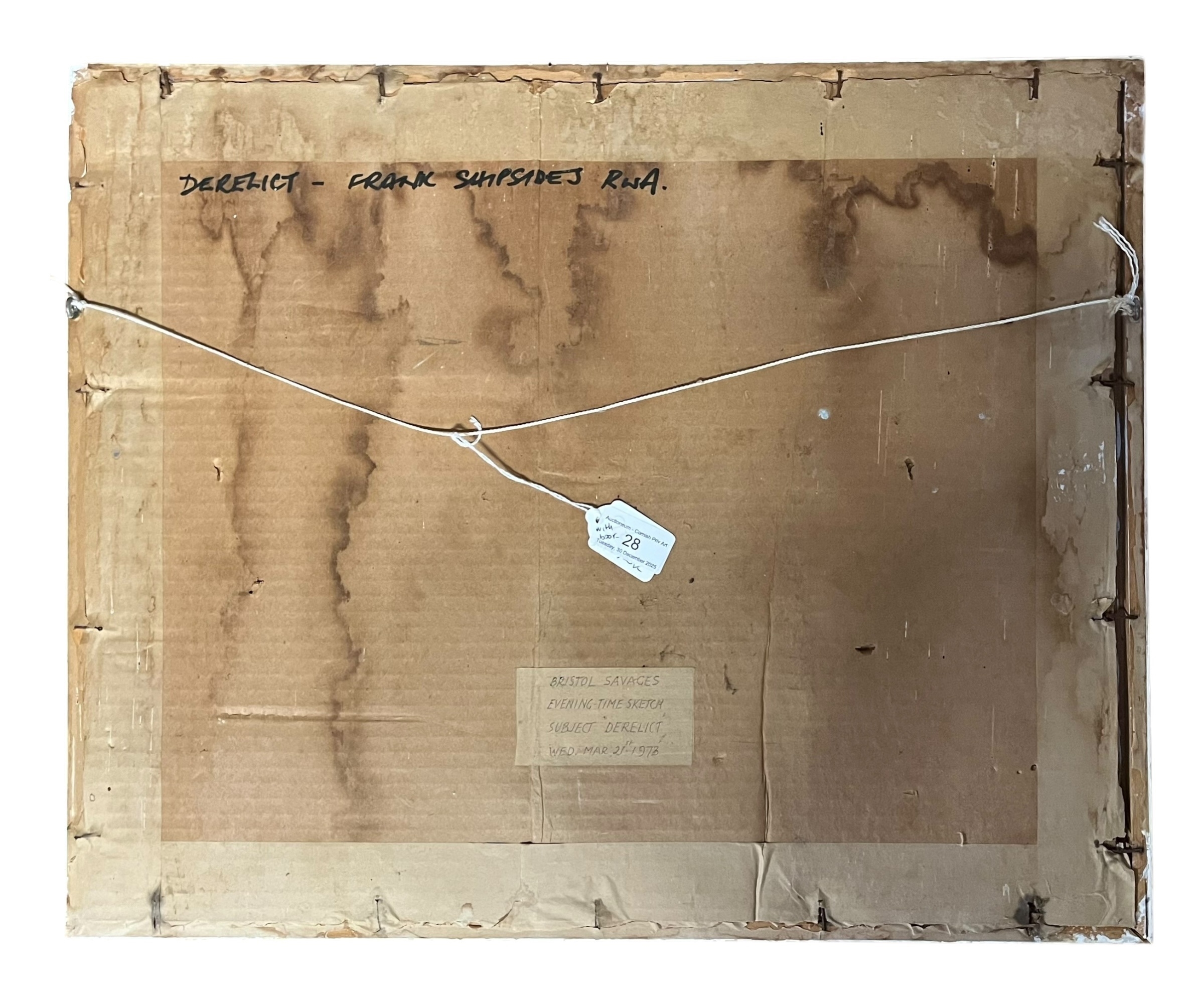 Frank Winston Shipsides | Derelict (Circa 1973) | MutualArt