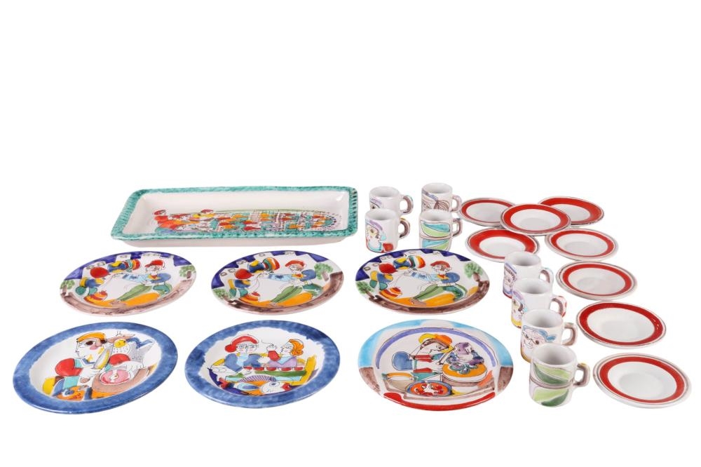 Giovanni de Simone | Pottery Tableware LOT | MutualArt