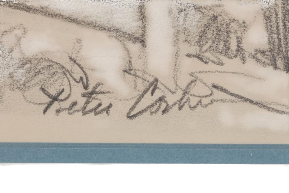 Peter Corbin | Equestrian Graphite Drawing | MutualArt