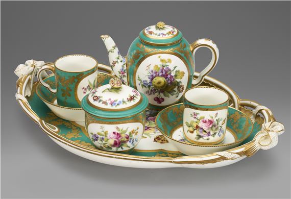 Sèvres Porcelain Factory | Green-ground Tea Set (Dejeuner a Baguettes ...