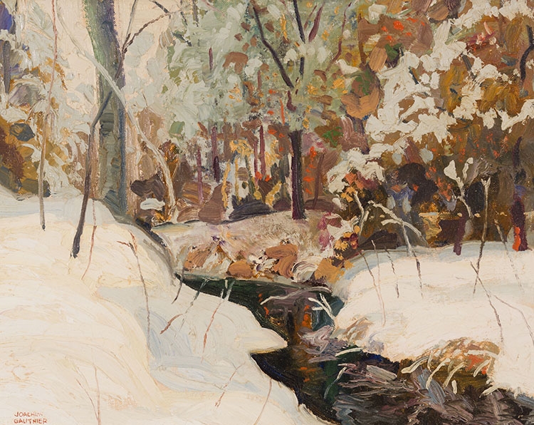 Joachim George Gauthier | Winter Stream | MutualArt