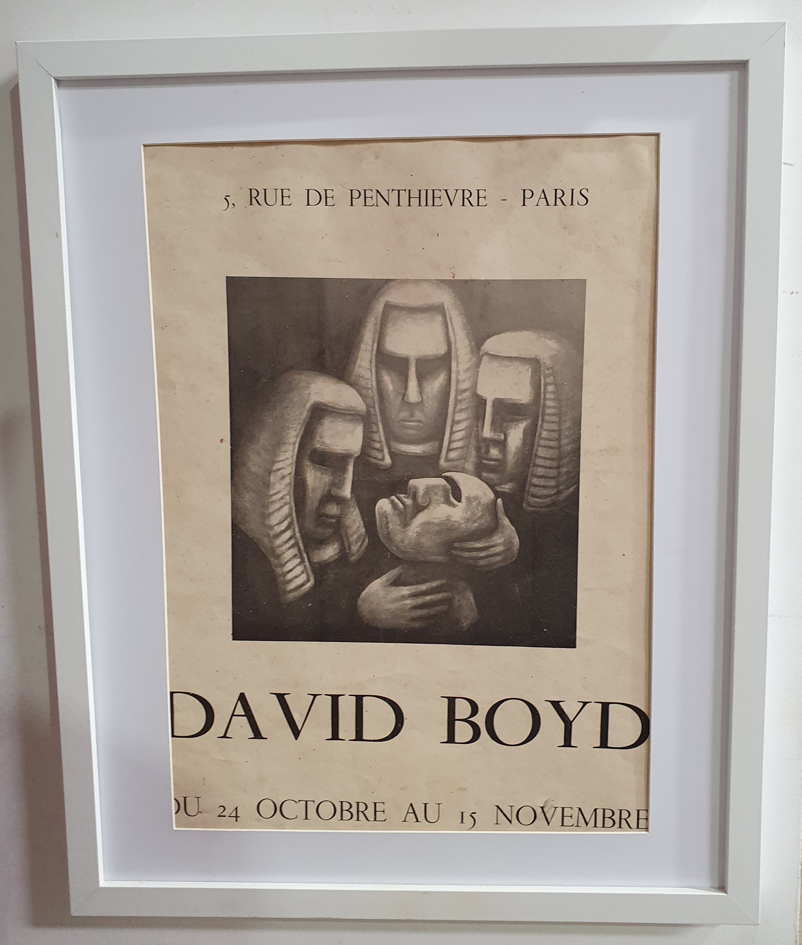 David Boyd | A FRAMED DAVID BOYD FRENCH EXHIBITION POSTER (1963 ...