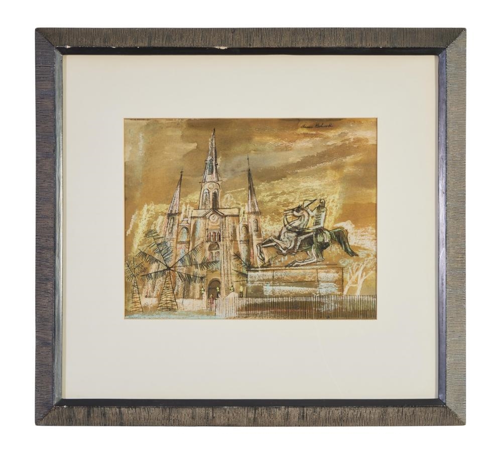 Aaron Bohrod | Jackson Square, New Orleans | MutualArt