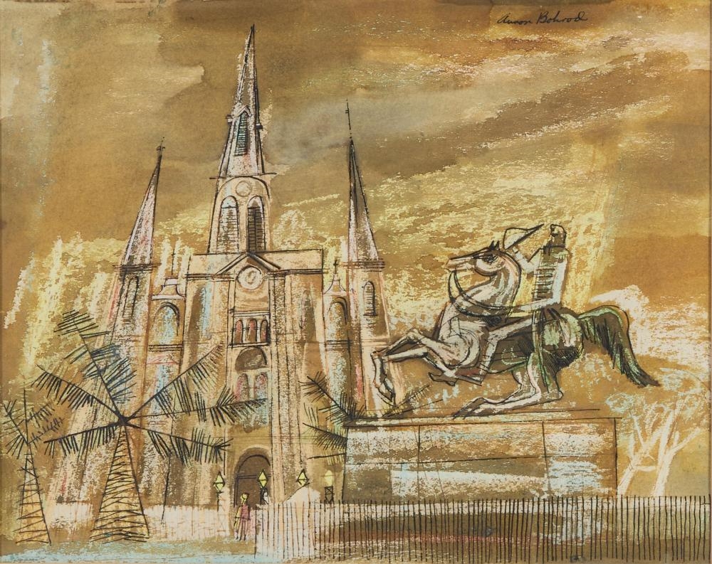 Aaron Bohrod | Jackson Square, New Orleans | MutualArt