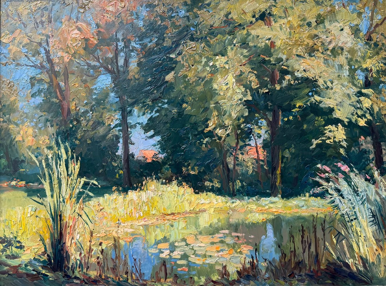 Gerhard Sperling | Landscape with Water Lily Pond | MutualArt