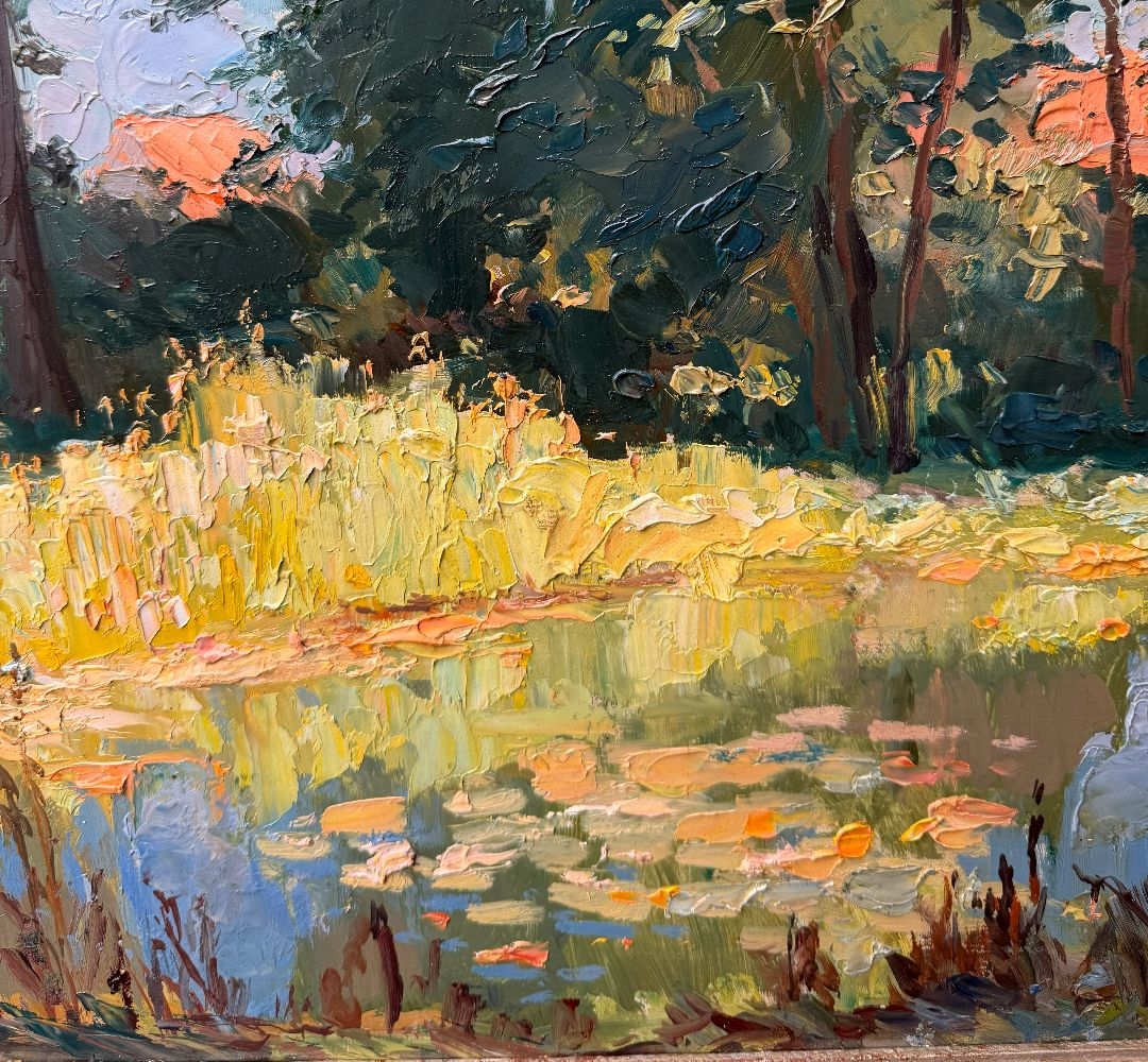 Gerhard Sperling | Landscape with Water Lily Pond | MutualArt