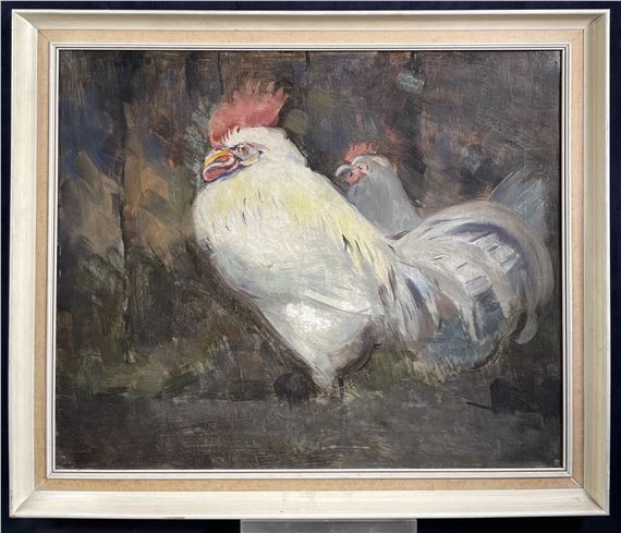 Joseph Crawhall | Study of cockerels | MutualArt