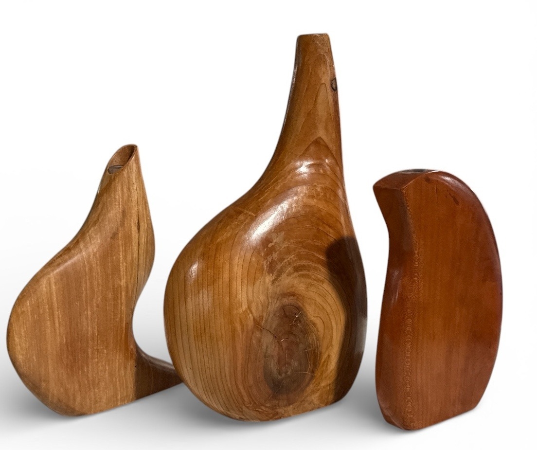 Doug Ayers | Biomorphic Wood Weed Vase Sculptures | MutualArt