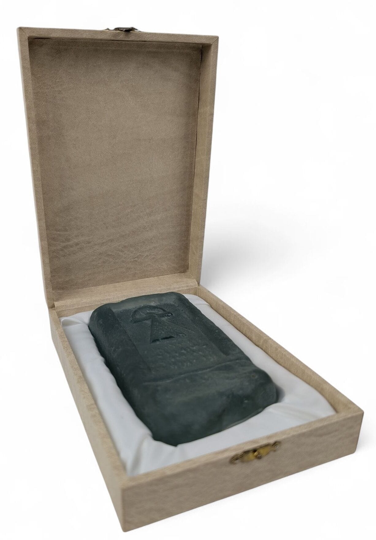 Sadika Keskes | Reproduction of an antique bas-relief in blue and ...