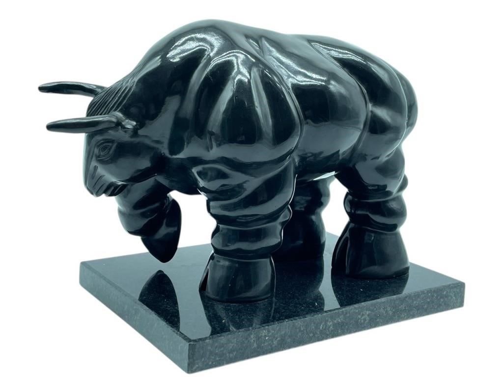 Fernando Botero | BRONZE BULL SCULPTURE (1992) | MutualArt