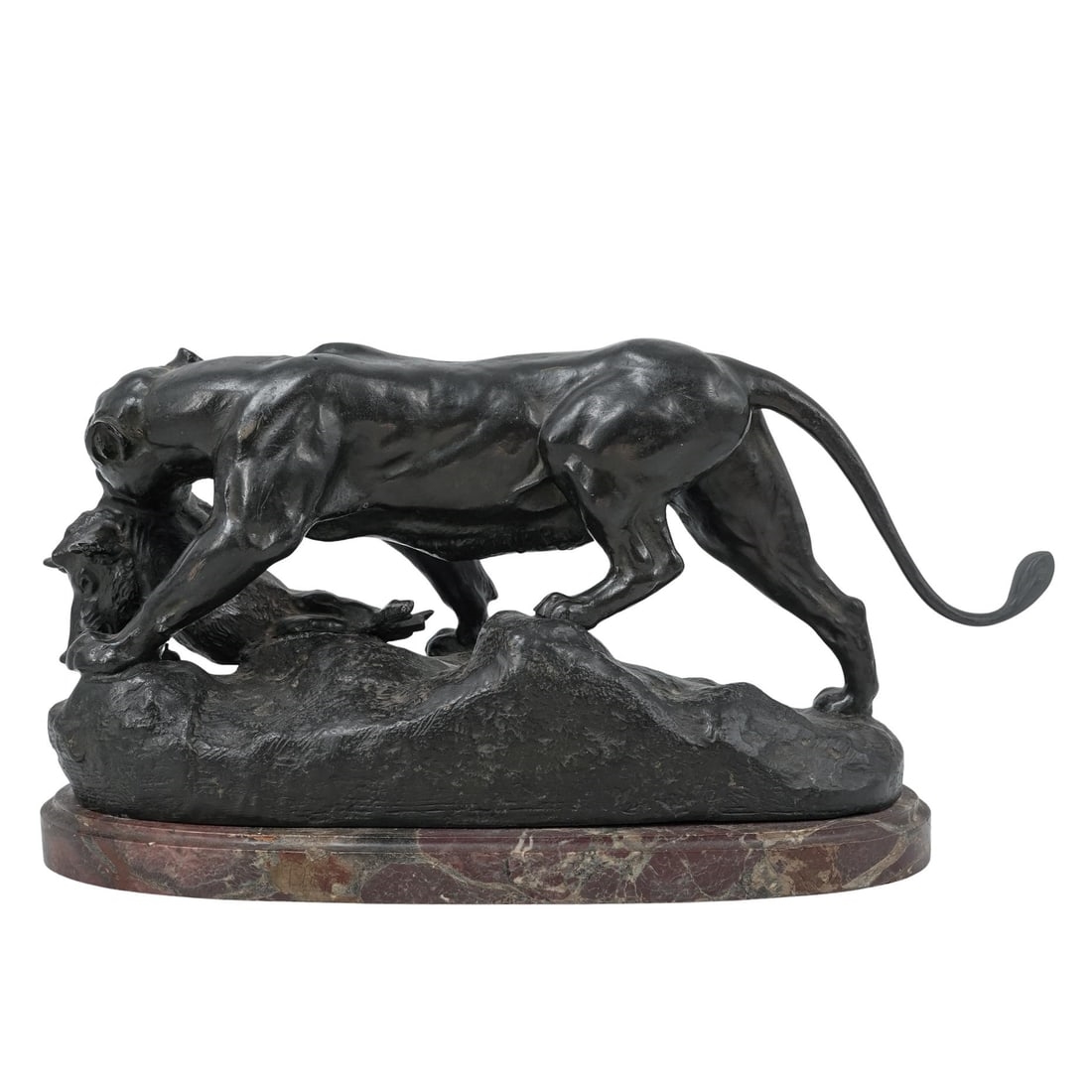 Clovis Edmond Masson | Panther Hunting Scene (20) | MutualArt