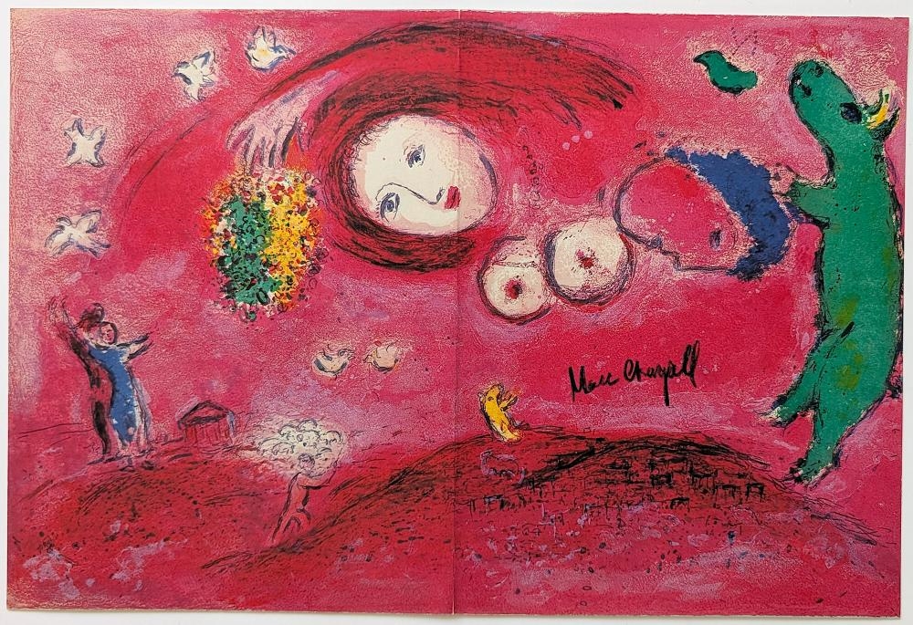 Marc Chagall | Hand Signed Lithograph (From Book | MutualArt