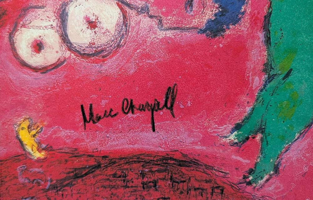 Marc Chagall | Hand Signed Lithograph (From Book | MutualArt