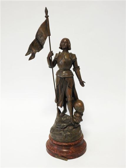 Emil Fuchs | Joan of Arc with her standard | MutualArt