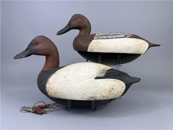 Ralph B. Malpage | Pr. of Canvasback Duck Decoys | MutualArt