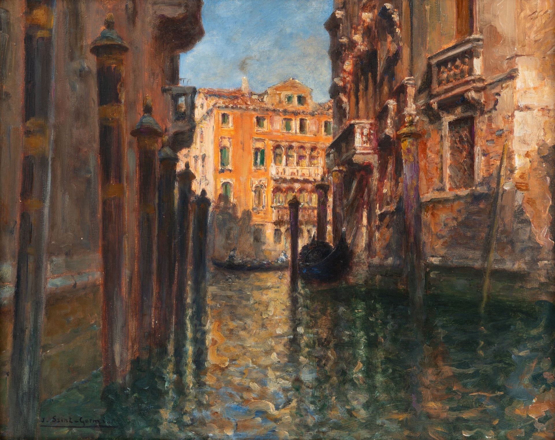Joseph Saint-Germier | Canal in Venice | MutualArt
