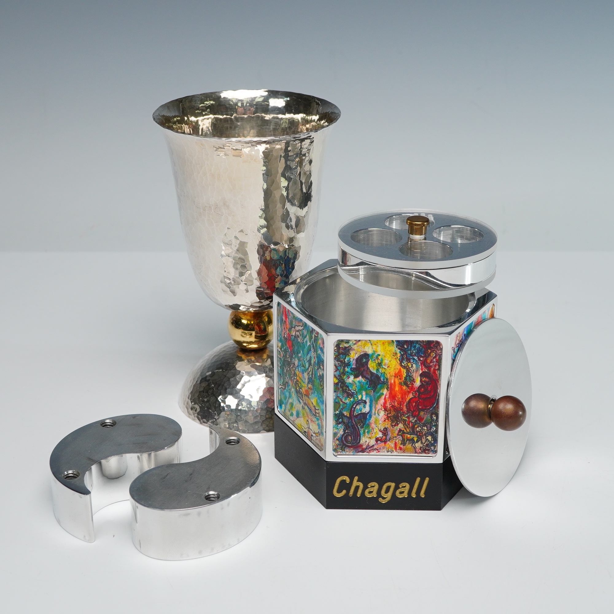 Marc Chagall | Marc Chagall Kiddush Cup (1994) | MutualArt