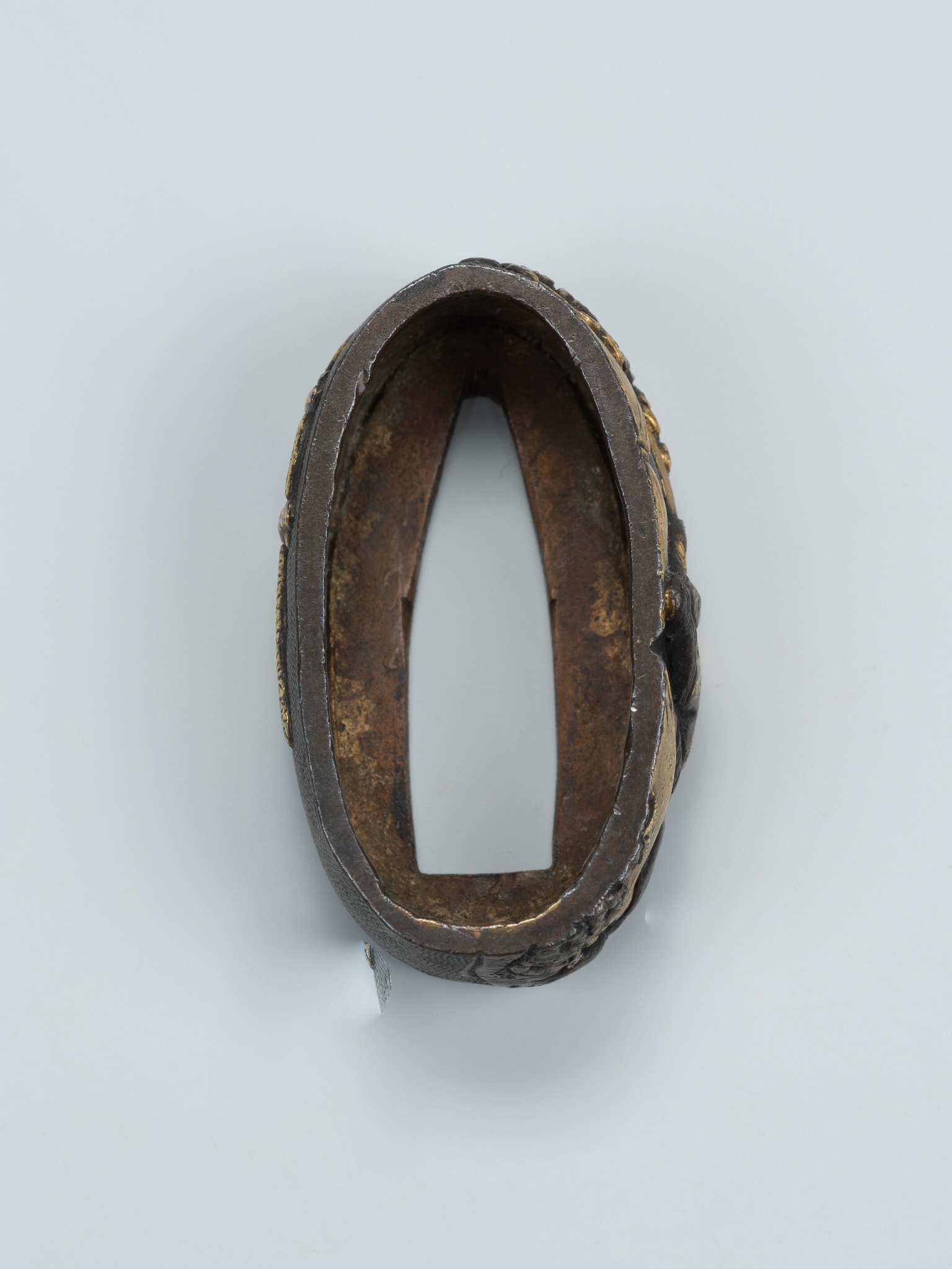 Goto Senjo | A Shakudo Nanako Fuchi with a Lady Playing the Koto ...