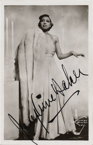 Murray Korman | Josephine Baker Signed Photograph | MutualArt