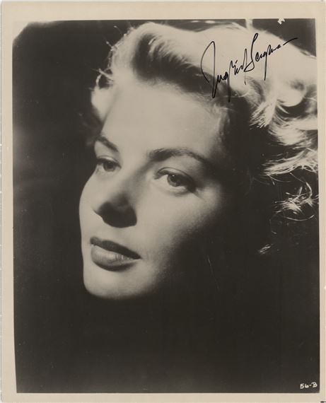Ingrid Bergman | Ingrid Bergman Signed Photograph | MutualArt