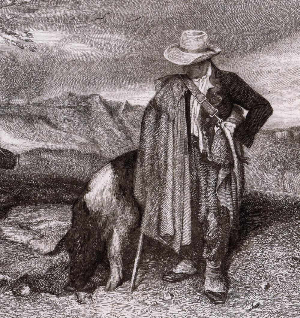 Alexandre-Gabriel Decamps | Truffle Hunter (1876) | MutualArt