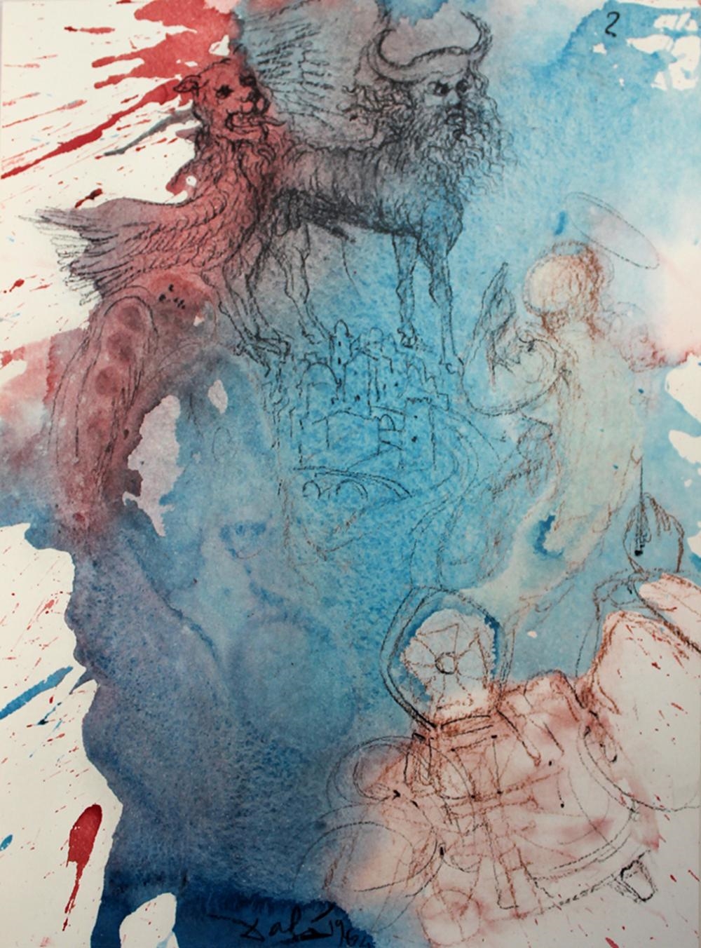 Salvador Dalí | . Cherubim expandebant alas super locum Arcae et ...