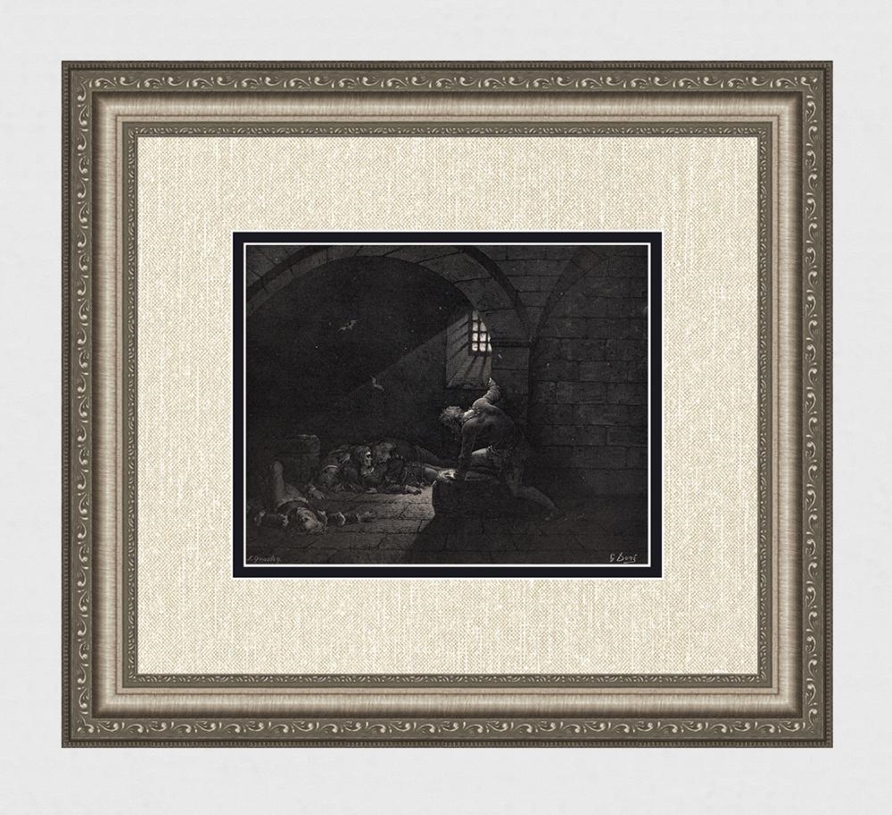 Doré Gustave | Chant 33. Ugolino Finds His Family Dead (Dante's Divine Comedy Enferno (1880 ...